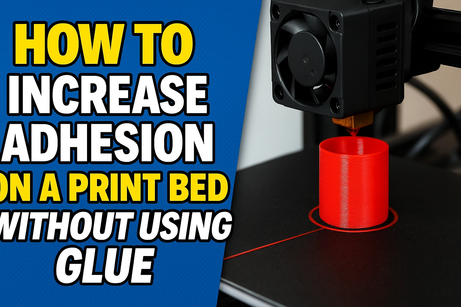 How to Increase Adhesion on a Print Bed without Using Glue? - 3DISM